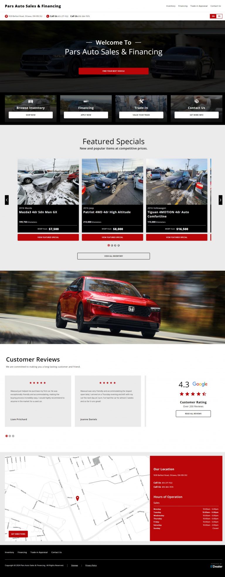 Pars Auto Sales - EDealer