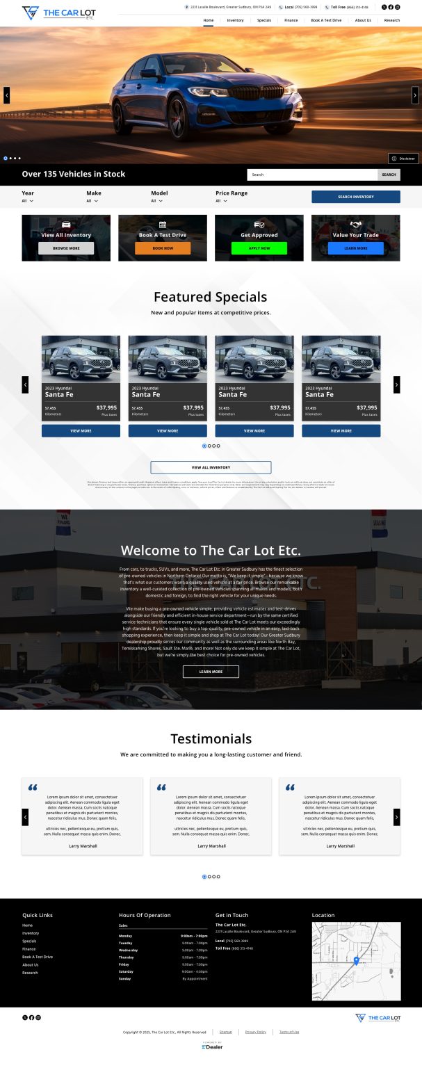 The Car Lot - EDealer